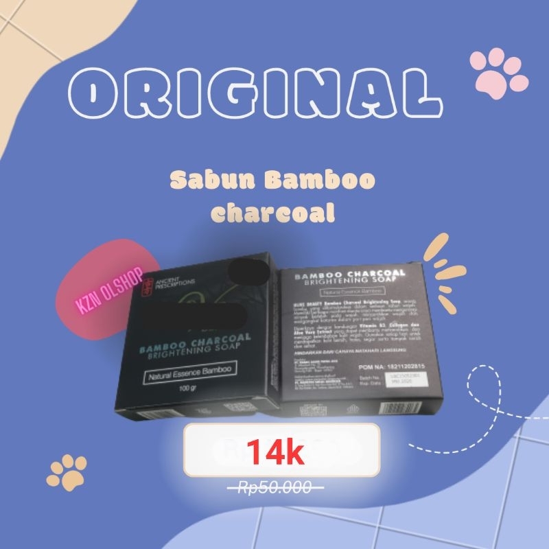 Jual 1PCS Sabun Bamboo ORIGINAL Kemasan 100gr Bamboo Charcoal ...