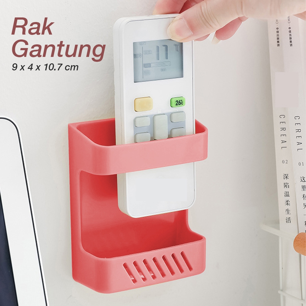 Jual Holder Rak Gantung Mini Organizer Storage Box - Biru/Merah ...