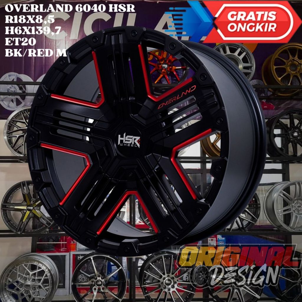 Jual Velg Mobil Ring 18 HSR OVERLAND R18 UNTUK PAJERO FORTUNER DMUX ...