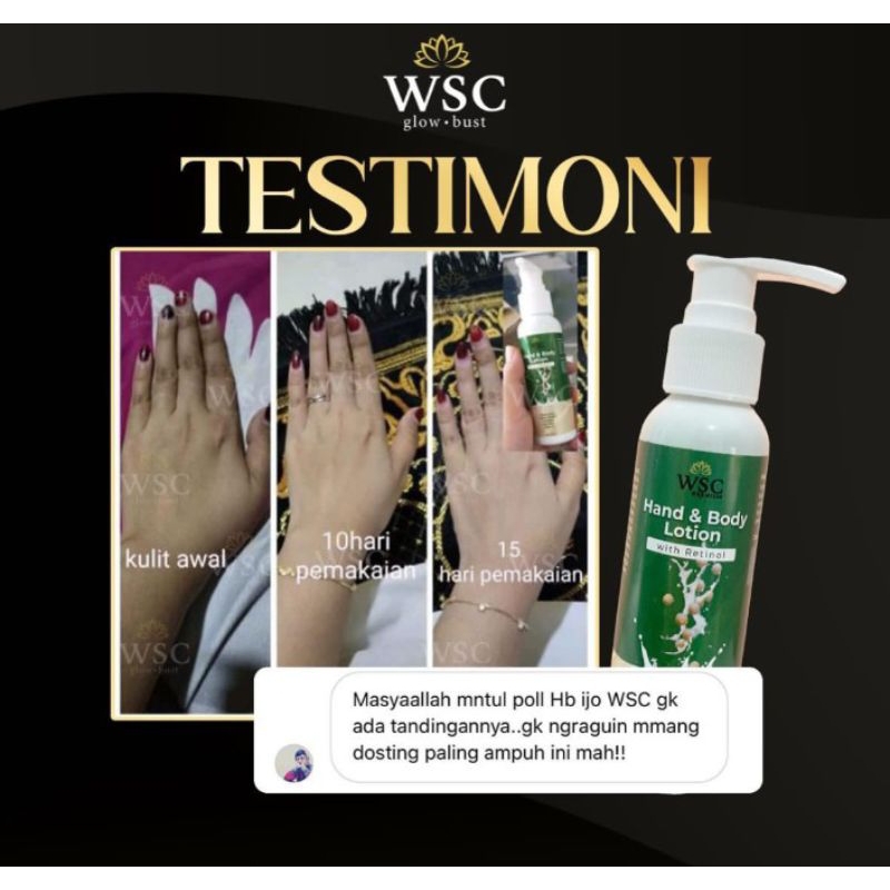 Jual Hand & body lation with retinol wsc premium Hb Ijo | Shopee Indonesia