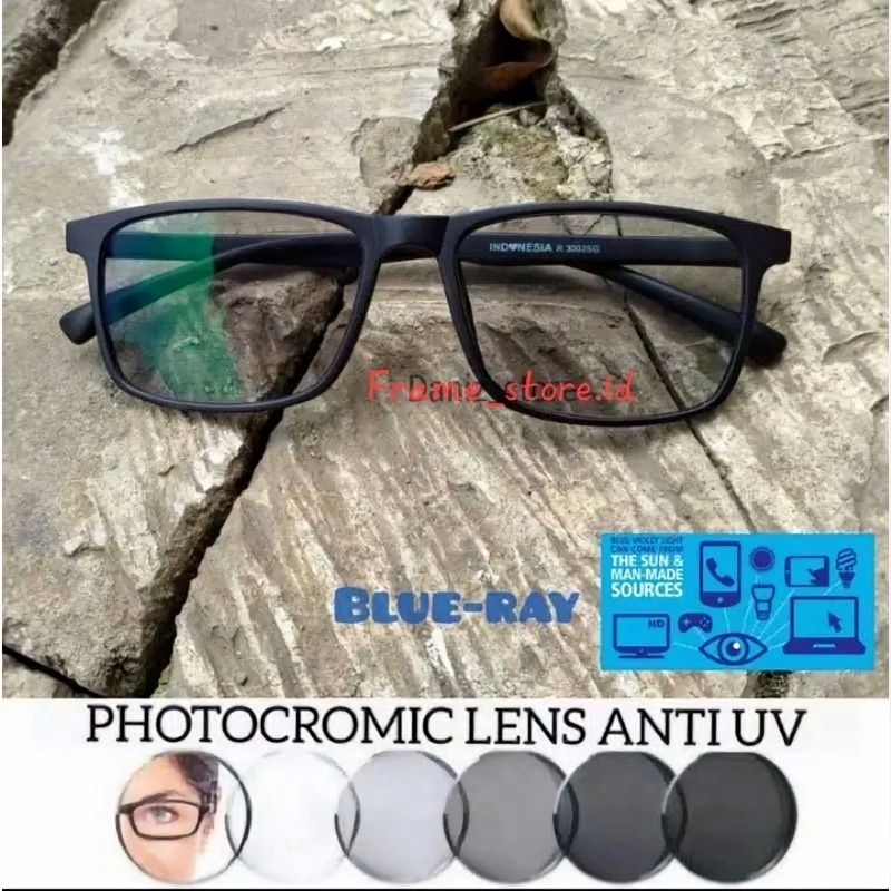 Jual KACAMATA PHOTOCROMIC / KACA MATA ANTI RADIASI MINUS PLUS PRIA ...