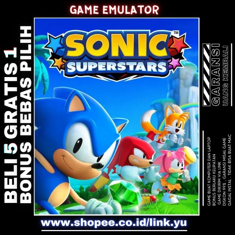 Jual SONIC SUPERSTARS - LINK DOWNLOAD - GAME PC - GAME LAPTOP - GAME OFFLINE | Shopee Indonesia
