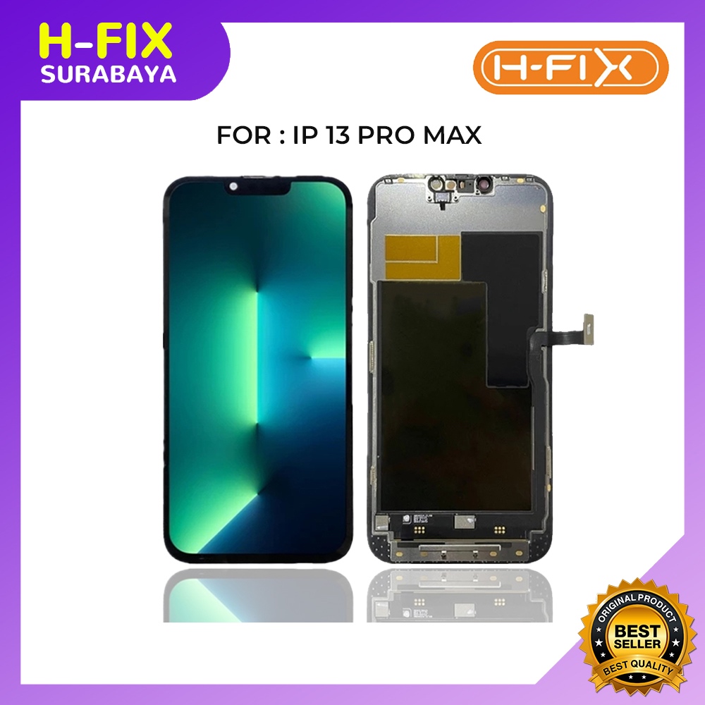 Jual LCD IPHONE 13 PRO MAX FULLSET TOUCHSCREEN FHD BLACK HFIX SBY ...