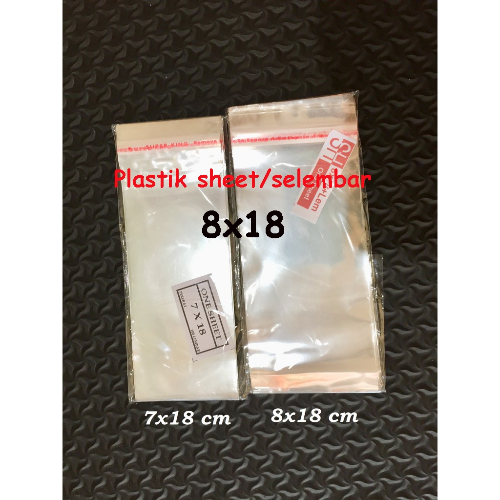 Jual Plastik OPP lem 8x18 one sheet risoles dadar gulung 8 x 18 / selembar + lem isi 100 ...