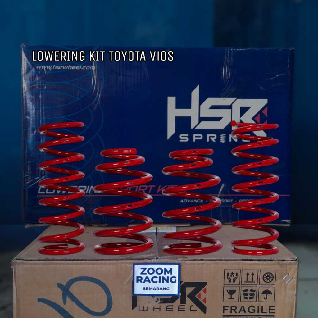 Jual Lowering Kit HSR Toyota Vios Per Ceper Mobil Vios Fitmen Ceper 2-3 ...