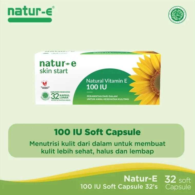Jual NATUR-E KAPSUL 100 IU / Natur-E Skin Start Natural Vitamin E 100 ...