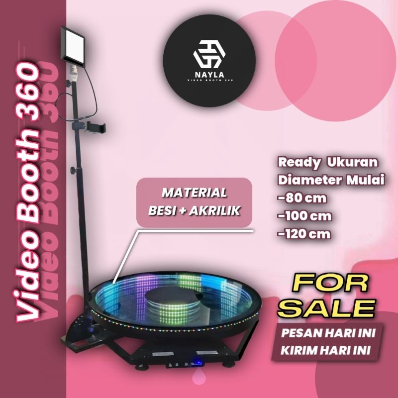 Jual VIDEOBOOTH 360 / PHOTO BOOTH 360 (AKRILIK) | Shopee Indonesia