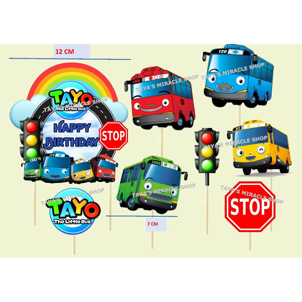 Jual Toper / Topper / Hiasan Kue ulang Tahun / Happy Birthday Tayp The ...