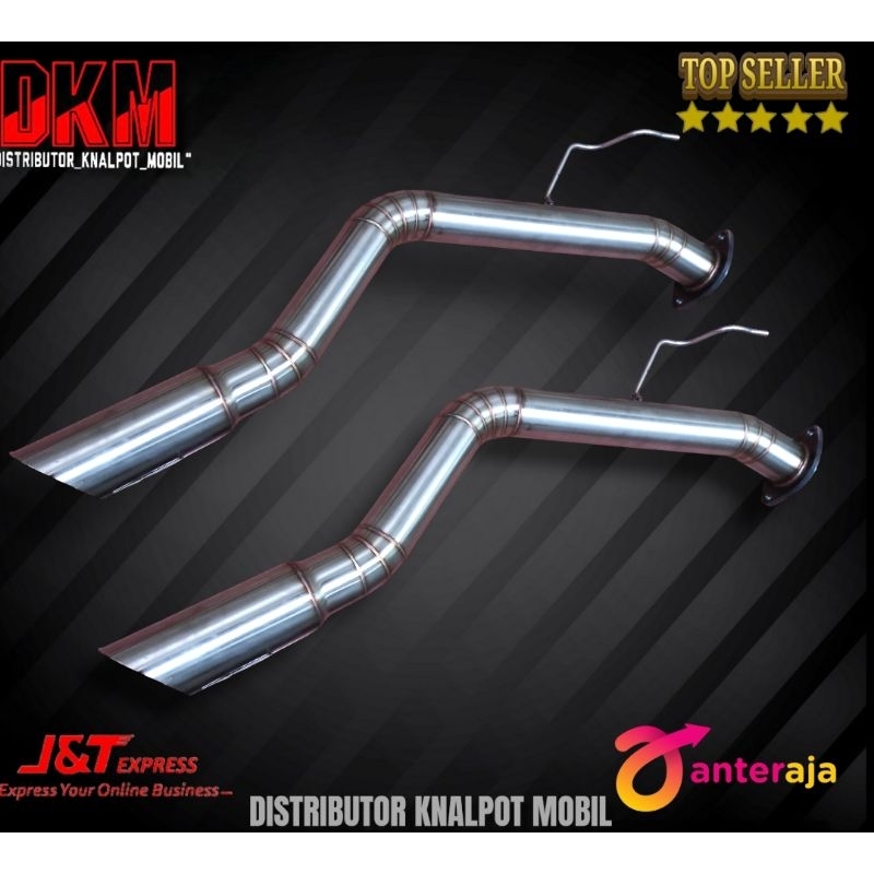Jual knalpot mobil side exite cumi cumi darat inova 2 gd/inova 2 kd ...