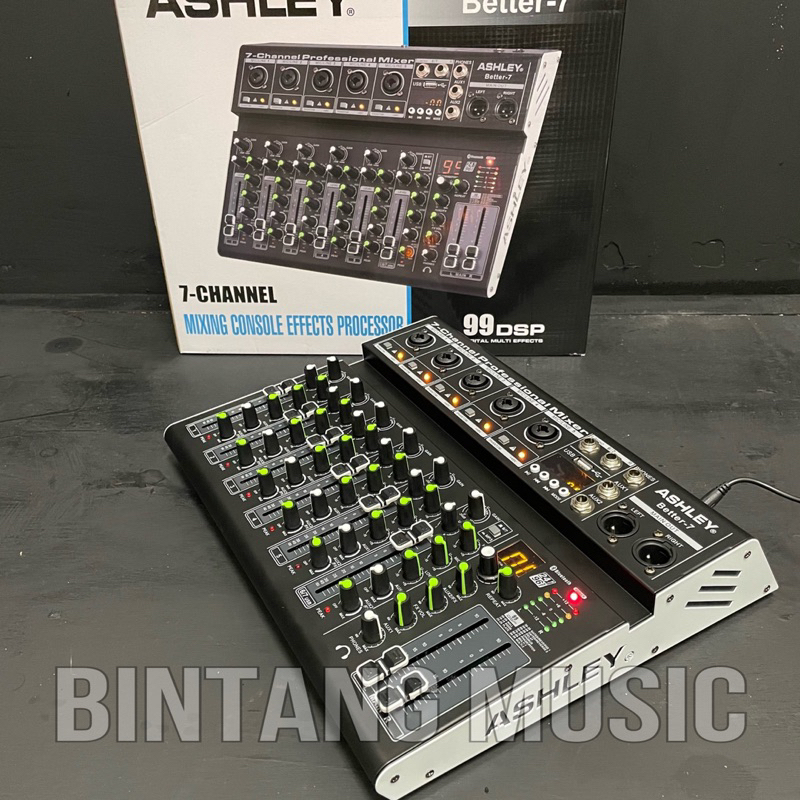 Jual mixer audio 7 channel ashley better 7 original better7 | Shopee ...