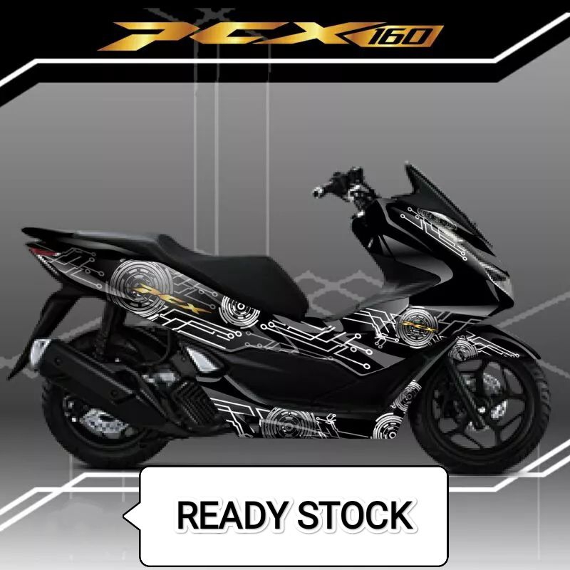 Jual decal pcx full body striping pcx 160 new sticker untuk motor pcx ...