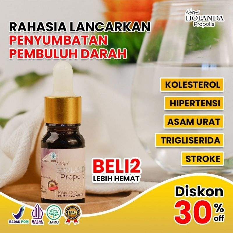 Jual HOLANDA PROPOLIS Original Solusi Diabetes / Kolesterol / Asam Urat ...