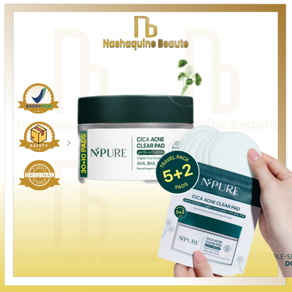 Jual NPURE Acne Cica Clear Pad - Clear Pad Cica Sachet Ziplock | Shopee ...