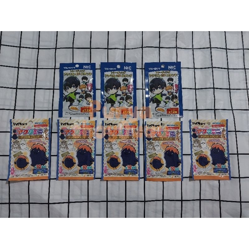 Jual [Daiso/Seria Jepang] Gacha Mini Standee Haikyuu/Blue lock | Shopee ...