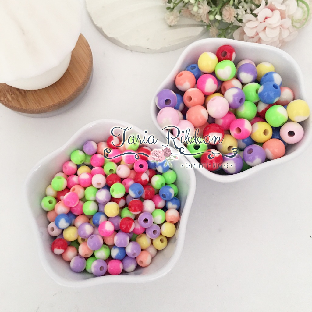 Jual Mote Manik Rainbow Blaster 8mm (Mote 442) [Mote Pelangi] | Shopee ...