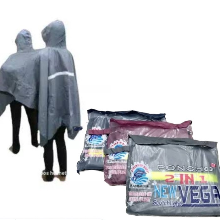Jual Jas Hujan Motor Berdua Jas Hujan Poncho 2 in 1 New Vega 675 ...