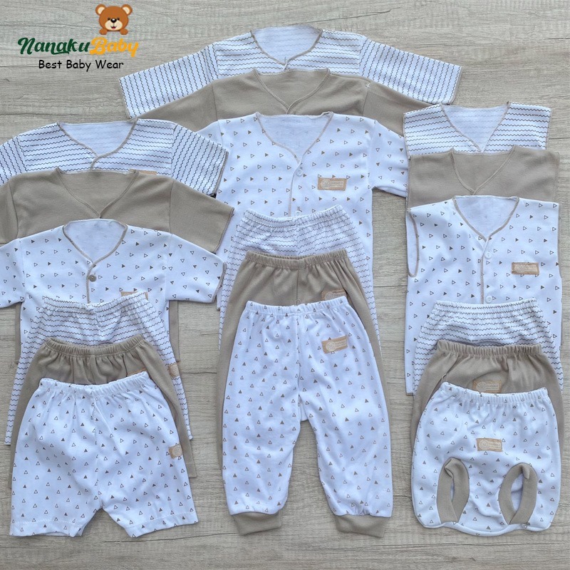 Jual Nanaku Baby - 18 PCS Paket Lahiran Baju Bayi Baru Lahir Seri Cream ... Jual Nanaku Baby - 18 PCS Paket Lahiran Baju Bayi Baru Lahir Seri Cream ...