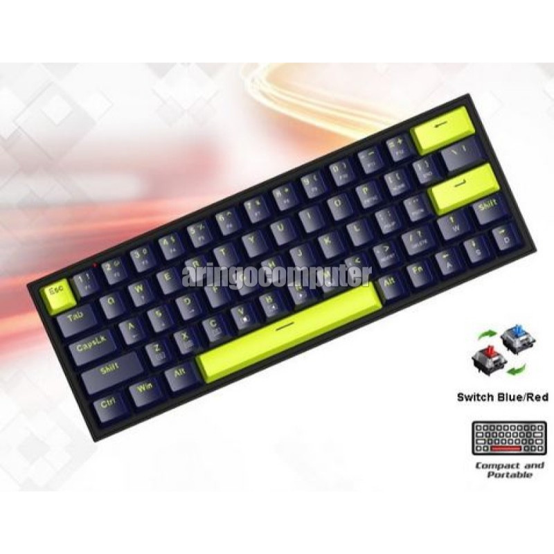 Jual Keyboard GAMEN TITAN V LITE BLUE - BLUE SWITCH | Shopee Indonesia