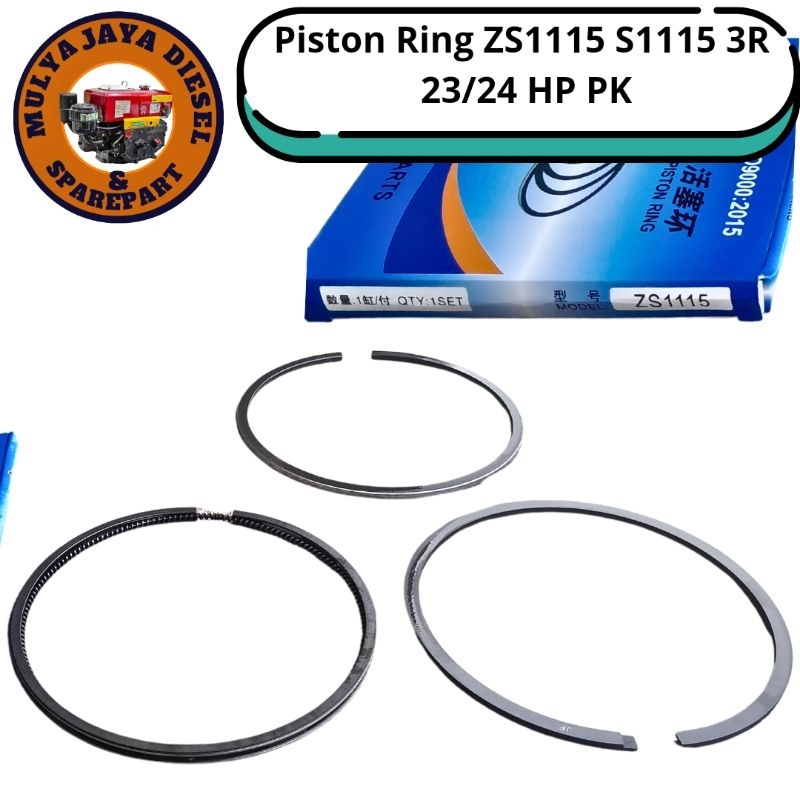 Jual Piston Ring S1115 ZS1115 3R 3 Ring Per Seker 23HP PK 24HP PK merk JF | Shopee Indonesia
