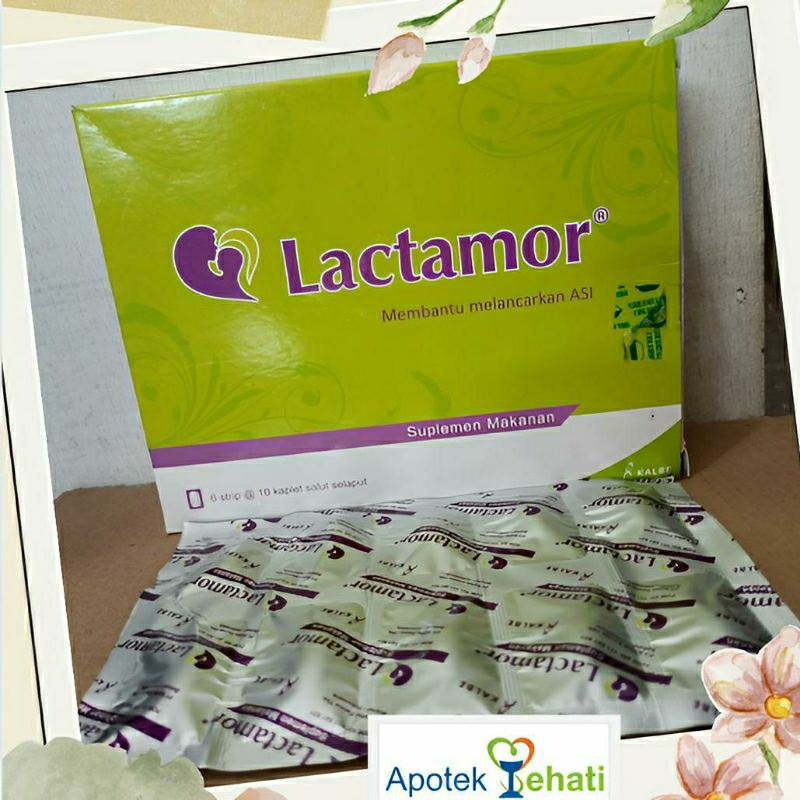 Jual Lactamor per Strip isi 10 Kaplet Salut Selaput Membantu ...