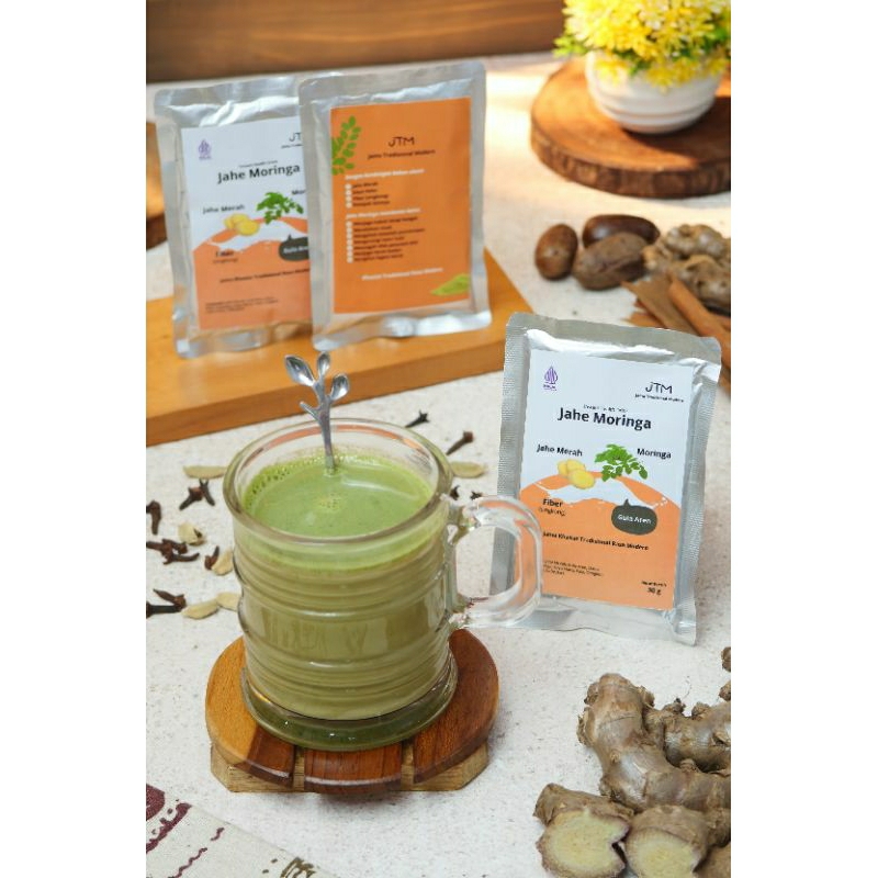 Jual JTM jamu sehat Jahe Moringa (daun kelor) alami berkhasiat | Shopee ...