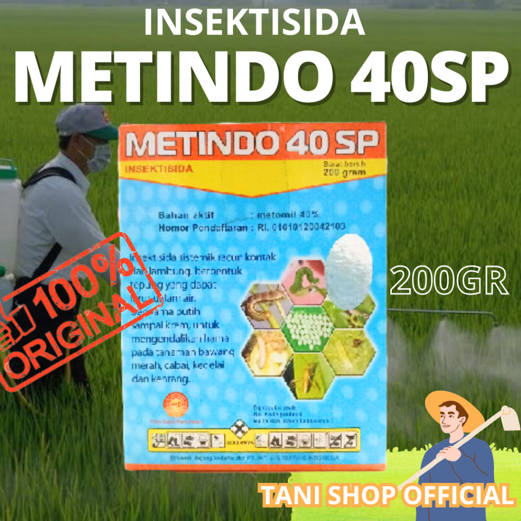 Jual insektisida metindo 40sp 200gr asli original garansi uang kembali ...