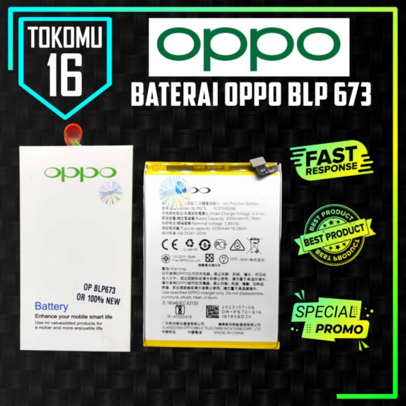 Jual BATRE BATERAI OPPO BLP673 Original 100% A3S / A5S / A7 / A12 / A31 ...