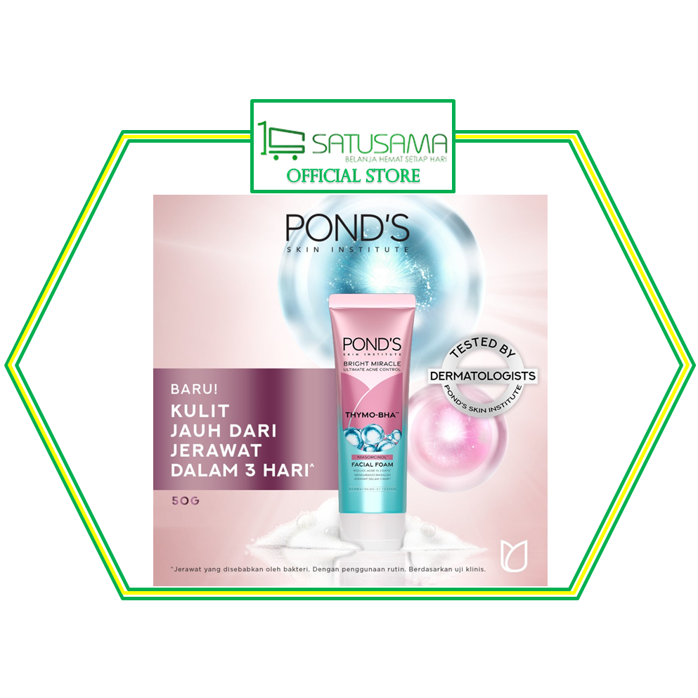 Jual PONDS BRIGHT MIRACLE FC FOAM ACNE | Shopee Indonesia