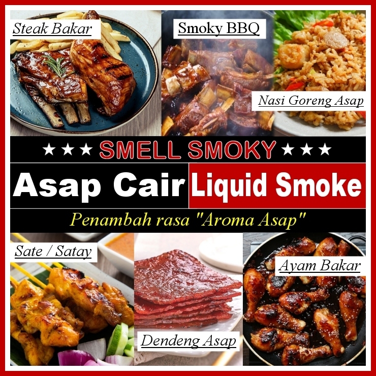 Jual Asap Cair Liquid Smoke Wood Vinegar Penambah rasa makanan aroma ...