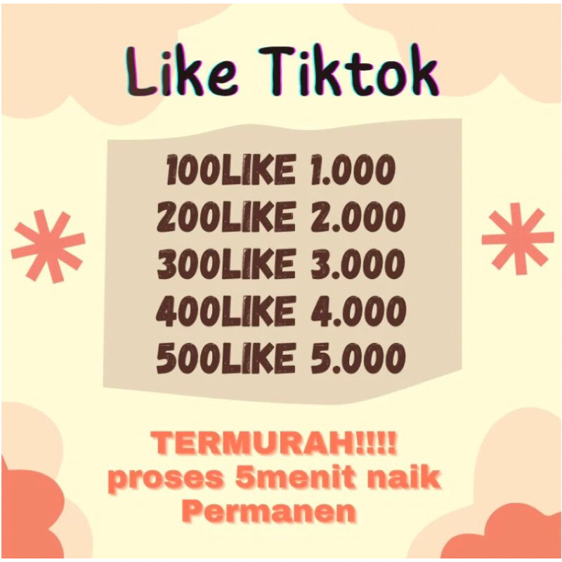 Jual LlKE TlKTOK | Shopee Indonesia
