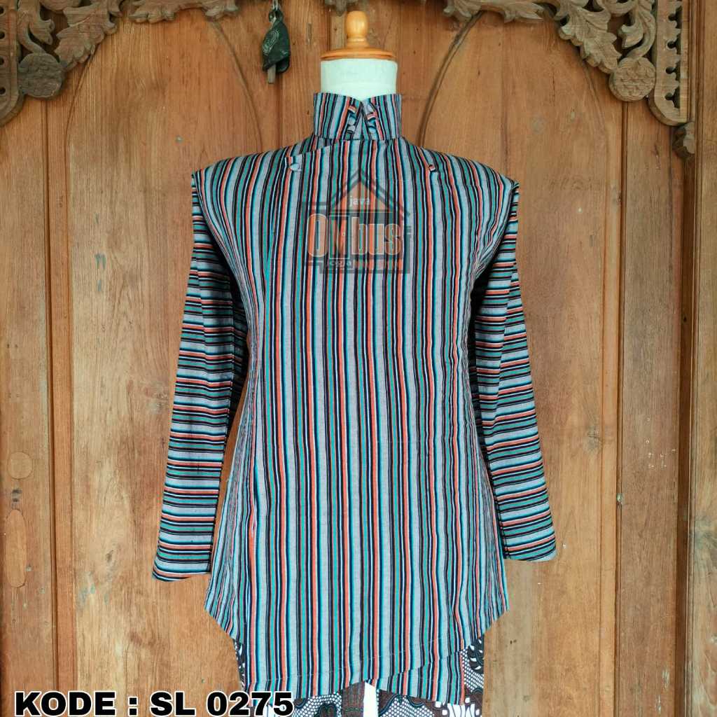 Jual Surjan Lurik Tenun Alusan Kode SL 0275 | Baju Jawa | Baju ...