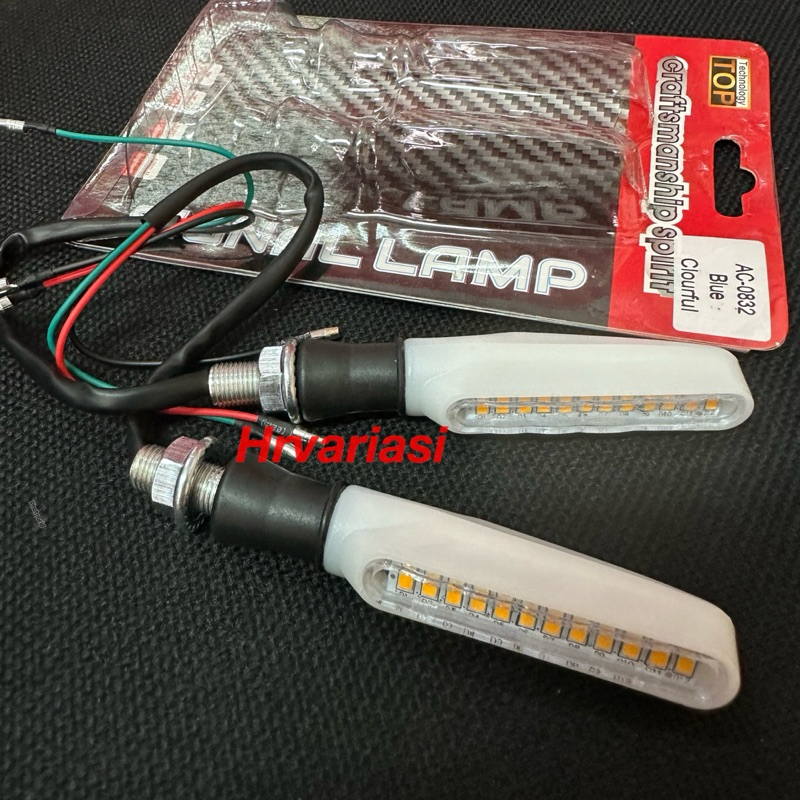 Jual lampu sen motor led Runing slim drl RGB sein variasi Vario,Aerox ...