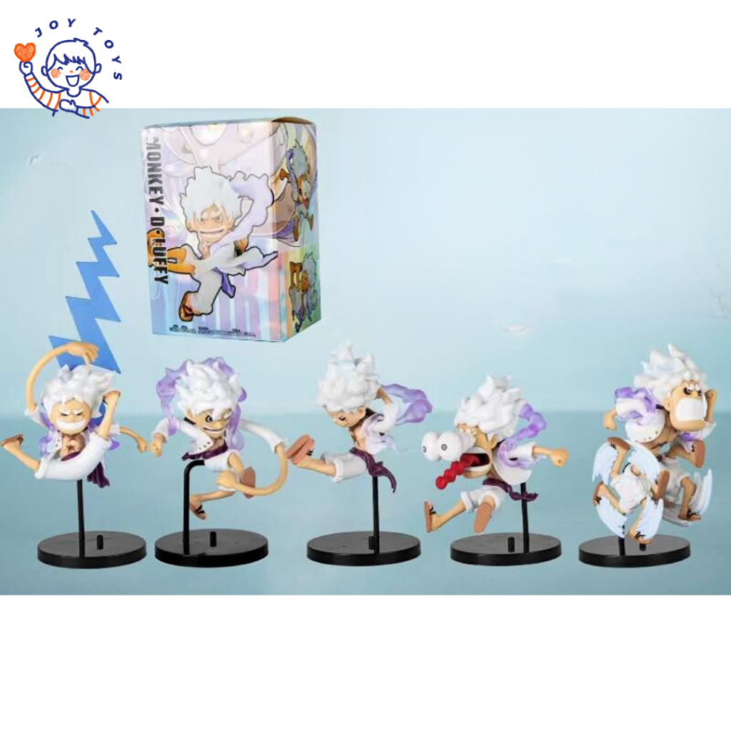 Jual LUFFY GEAR 5TH CHIBI 11 CM 5 PCS ONE PIECE FIGURE | Shopee Indonesia