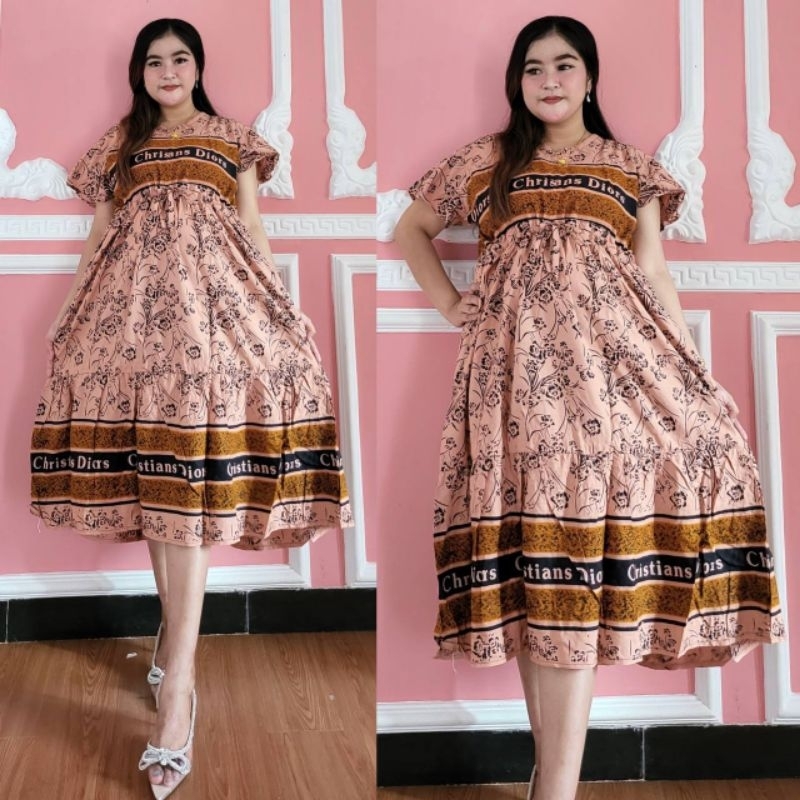 Jual Daster Korean Serut Susun Flower Rayon Premium Tebal | Shopee ...