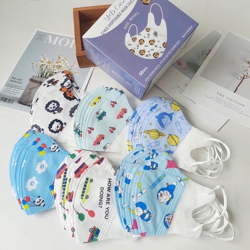 Jual Masker Duckbill Anak gambar Lucu karakter cowo cewe mix gambar 1 ...