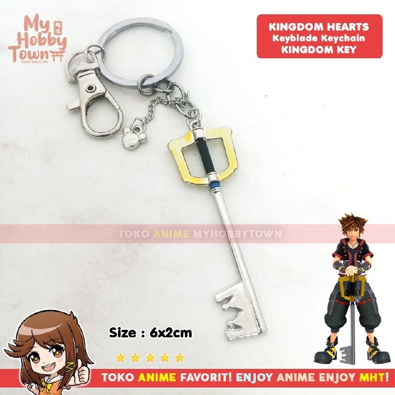 Jual Gantungan Kunci Anime Game Kingdom Hearts : Keyblade Sora Kingdom ...