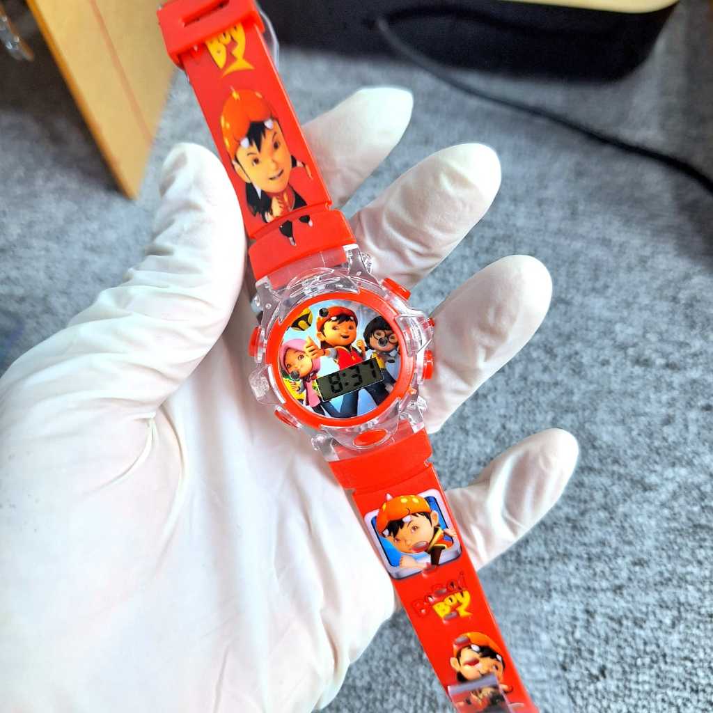 Jual Jam Tangan Anak Karakter BoBoy LAMPU dan MUSIK Aktif Dijamin ...