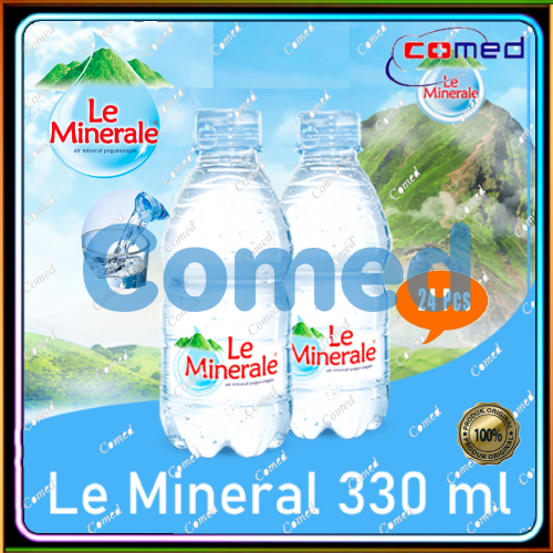 Jual LE MINERALE Air Mineral Mini 330ml isi 24 Botol (KHUSUS INSTAN ...