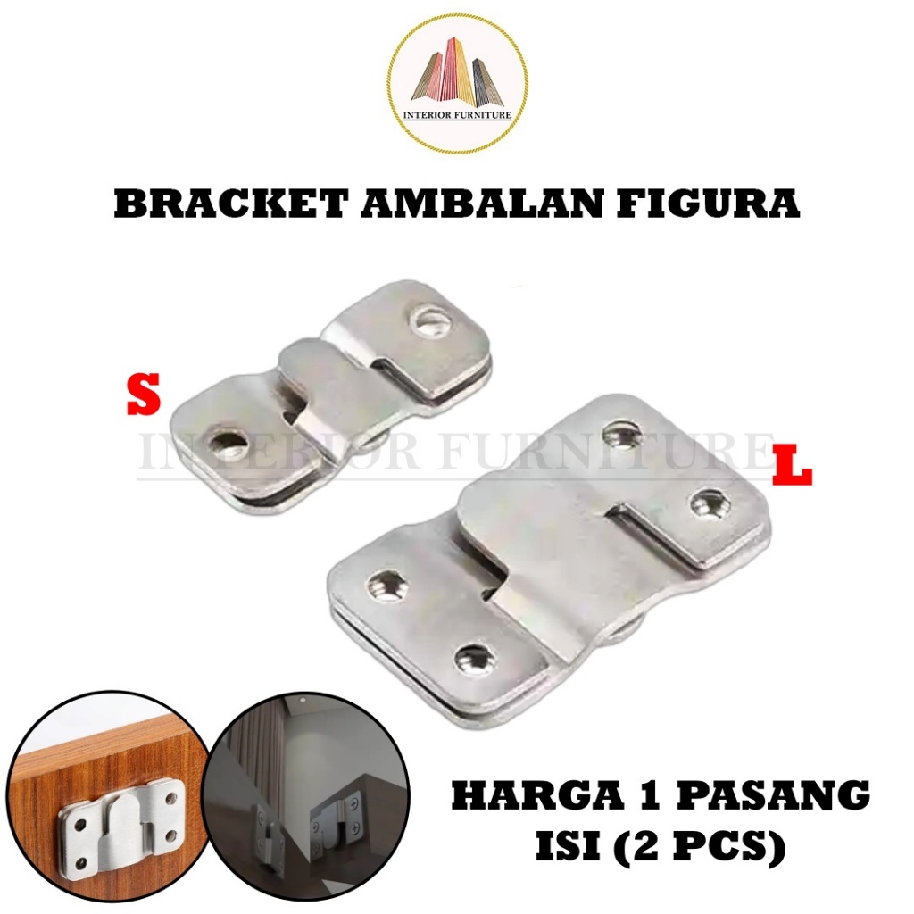 Jual Plat BESAR Braket Ambalan Plat Gantung Meja Pigura Hiasan Dinding ...