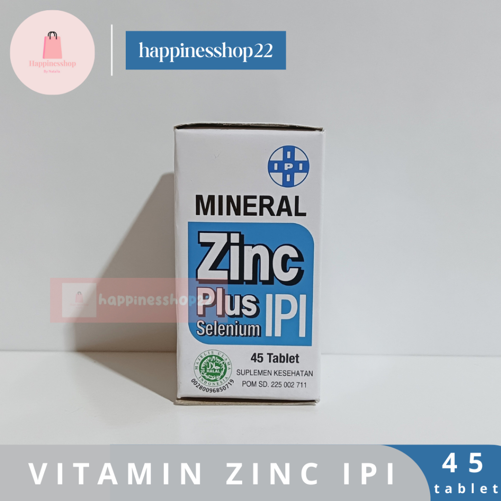Jual Vitamin Zinc Plus IPI Isi 45 Tablet Exp 2026 | Shopee Indonesia