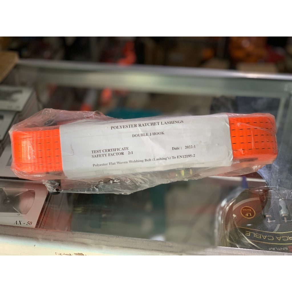 Jual Trekbelt Orange 12 Meter Kapasitas 5 Ton / Tali Box Salon Orange ...
