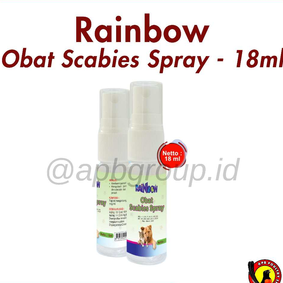 Jual Rainbow Obat Scabies Spray - 18ml | Shopee Indonesia