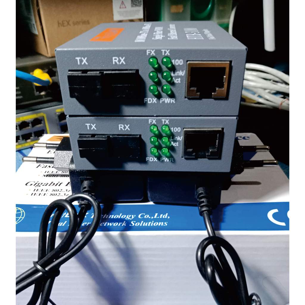 Jual Netlink HTB 3100 10/100 Sepasang AB (2PCS) Fiber Optik Converter ...
