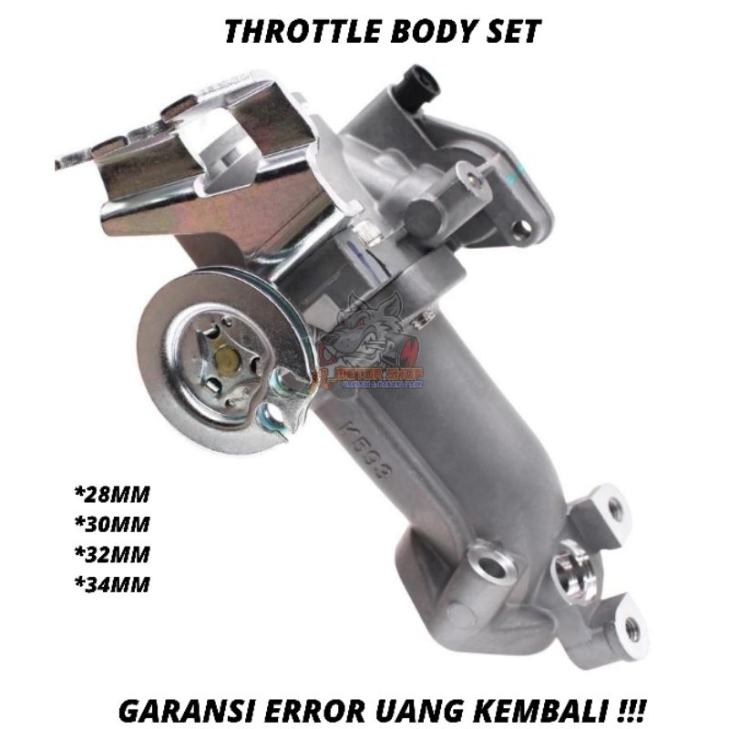 Jual THROTTLE BODY TB ASSY RACING VARIO 125 150 SET 28 30 32 34 MM PLUS ...