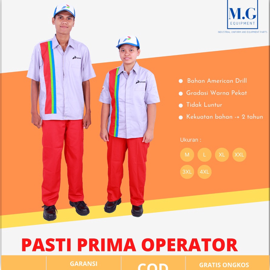 Jual Kode UBH107 Seragam Spbu Pasti Prima Operator Pengawas Ob Pertamina | Shopee Indonesia