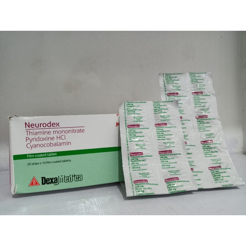 Jual Neurodex Isi 10 Tablet - Vitamin B Per Strip | Shopee Indonesia