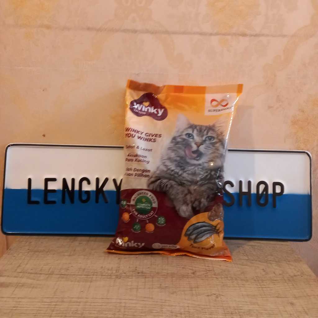 Jual Wingky dry cat food fresh pack tuna 500 gram | Shopee Indonesia