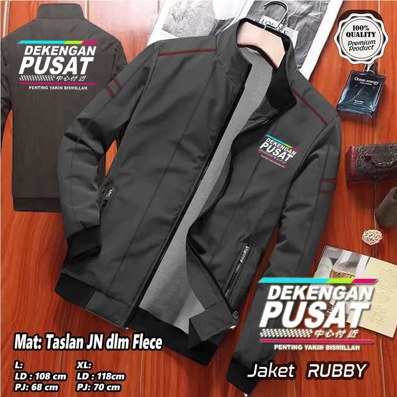 Jual JAKET DEKENGAN PUSAT / JAKET KEREN / JAKET WINTER RUBBY BAHAN ...