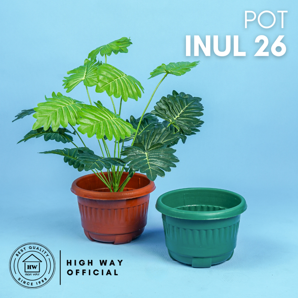 Jual HIGH WAY - Pot Bulat Inul 26 Motif Mahkota Klasik Ukuran Besar ...