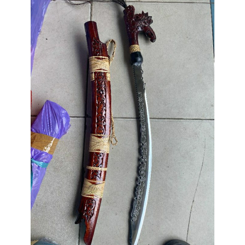 Jual Mandau Motif terbaru Khas Dayak Kalimantan | Shopee Indonesia